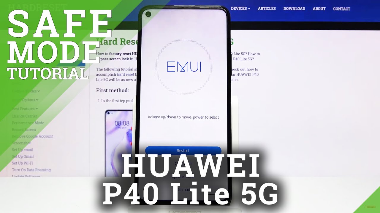 How to Enter Safe Mode in HUAWEI P40 Lite 5G – Disable Third-party Apps ...