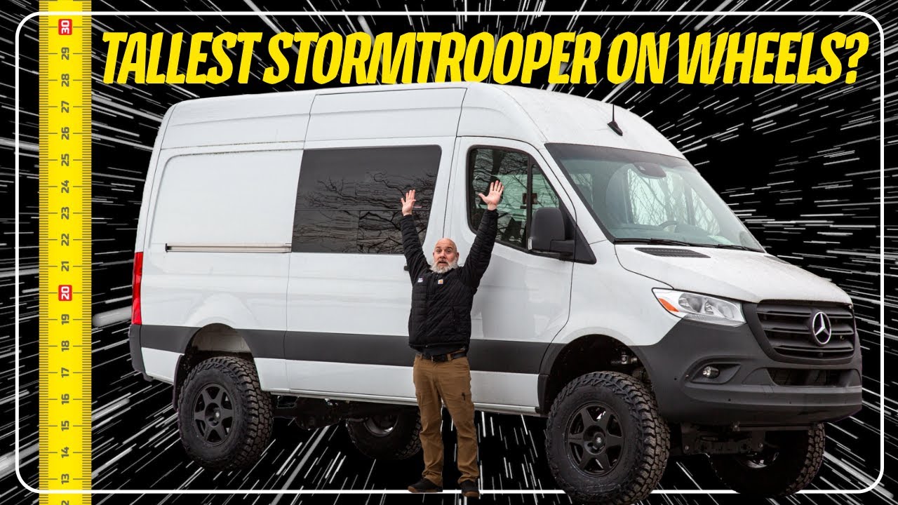 This Stormtrooper Sprinter Van Is ABSURDLY Tall! How much Ground ...
