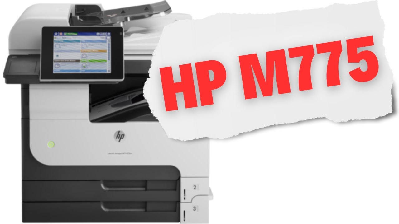 HP colorlaserjet M775 come sostituire la DC controller - YouTube