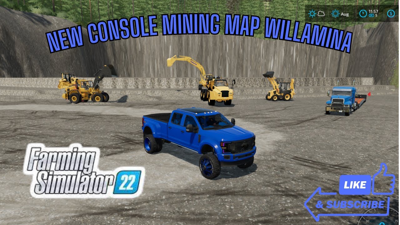 NEW Console Mining MAP WILLAMINA | Farming Simulator 22 #fs22 # ...