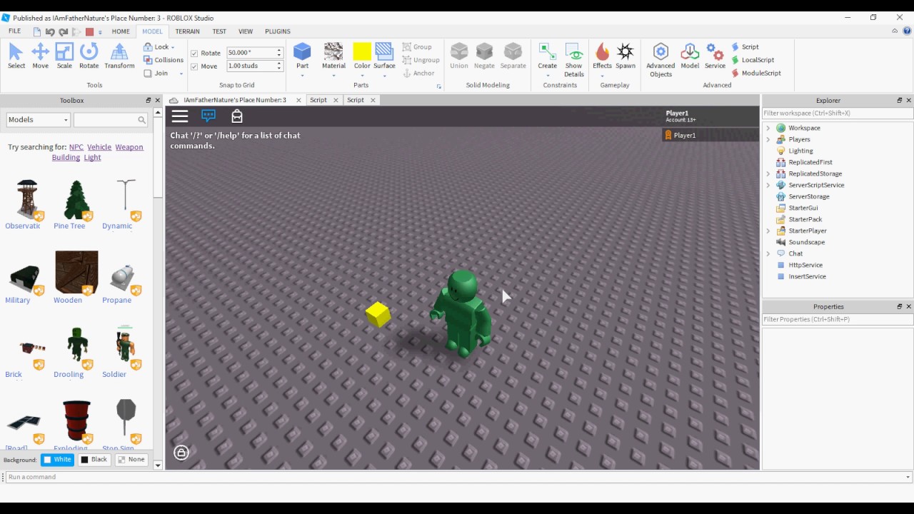 Roblox Scripting Tutorial How To Make A Moving Bug Cframe Youtube 9729