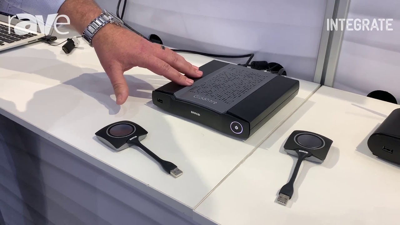 Integrate 2019: Barco Showcases the New ClickShare CSE200+ at AV ...