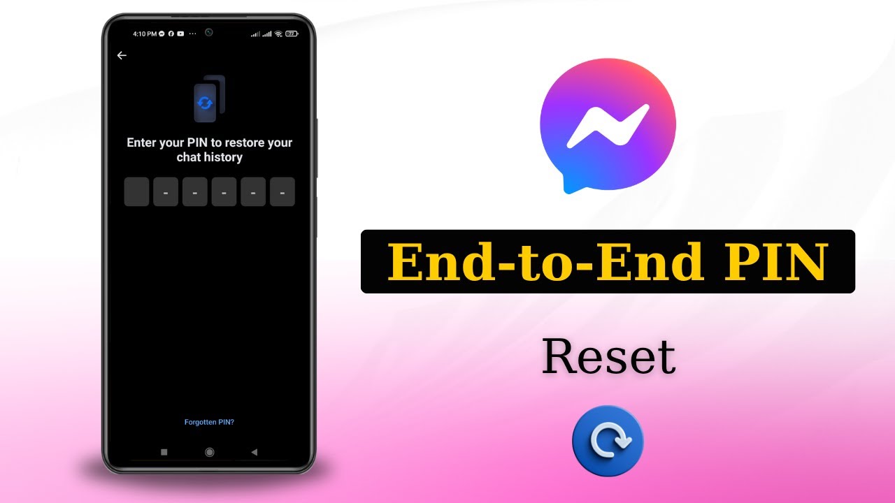 How to Reset End-to-end Encrypted PIN in Messenger (Easy) | Reset ...