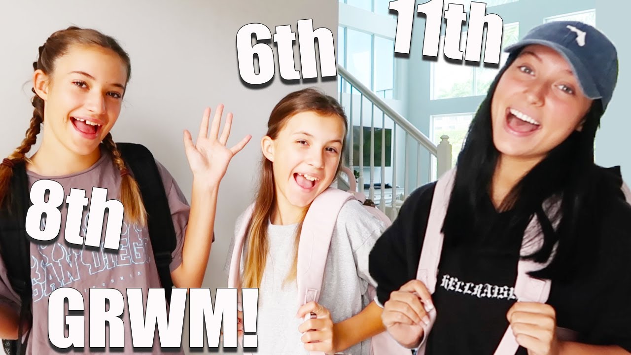 FIRST DAY of School GRWM 2021! Morning Routine - YouTube