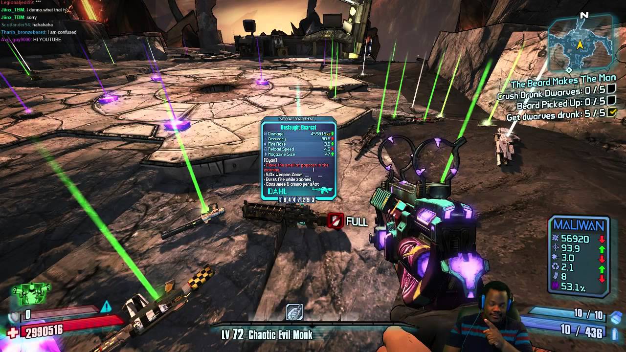 Borderlands 2 : Pearl and Legendary World Drop from the Warrior - YouTube
