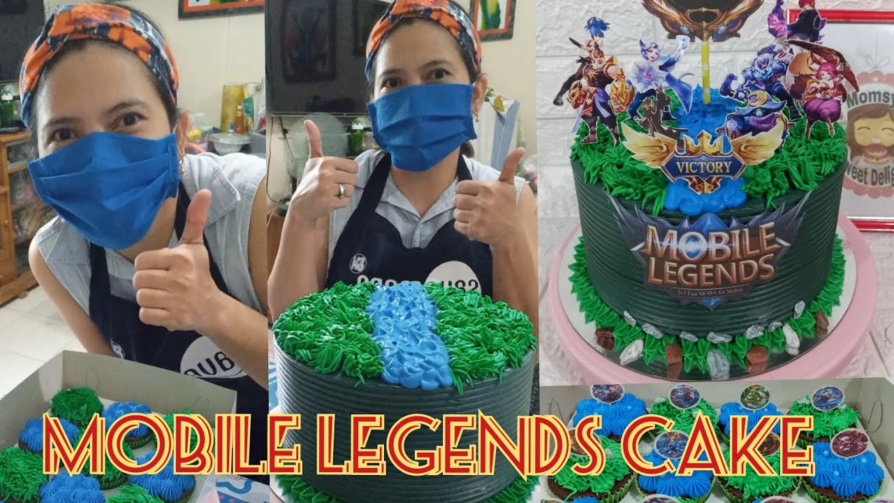How to make Mobile Legends cake design | ML themed cake and cupcakes ...