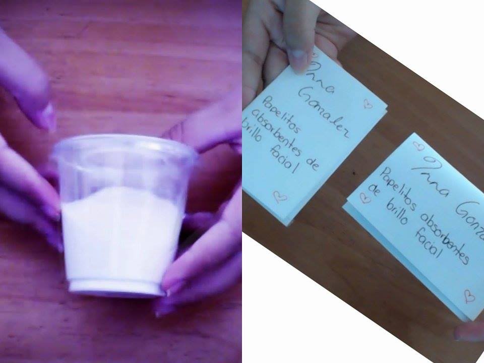 DIY polvo translucido y papelitos absorbentes para brillo facial casero ...