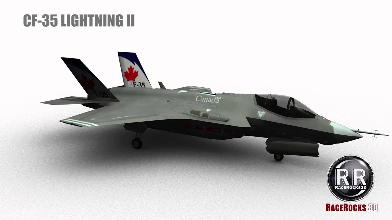 Aerospace/3D Modeling - CF 35 Lightning II - RaceRocks - YouTube