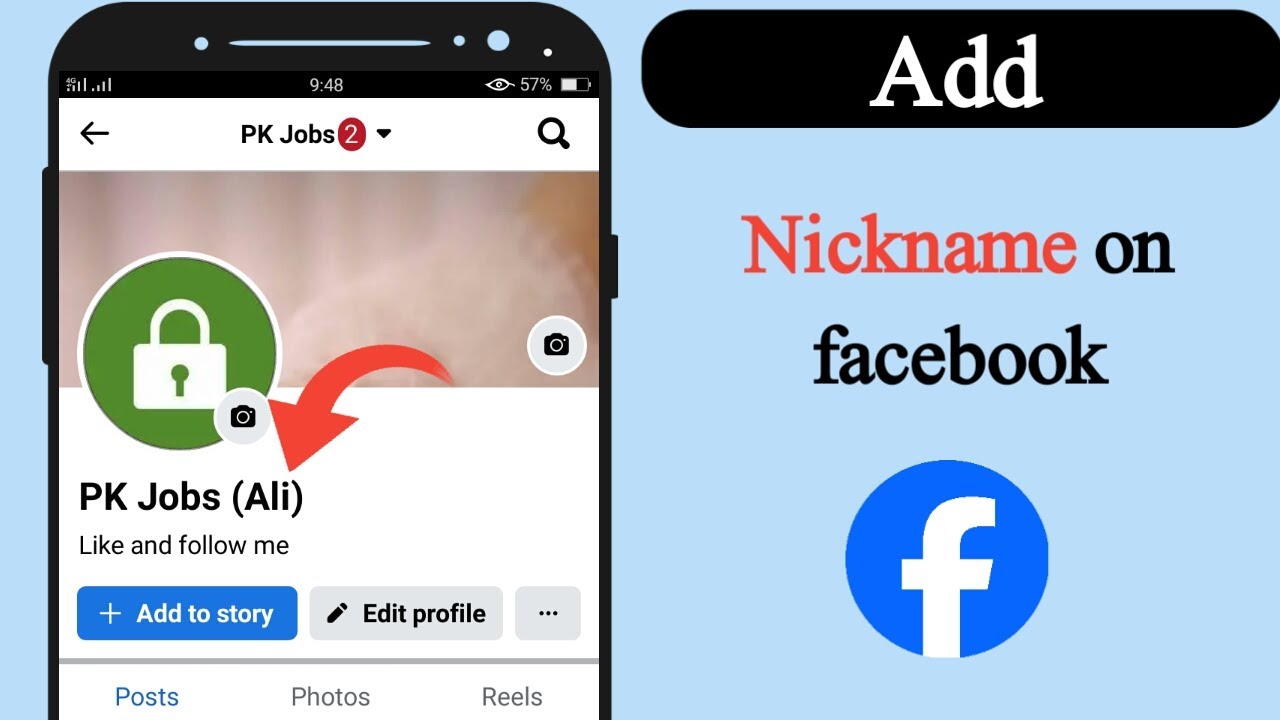 How to add nickname on facebook profile - YouTube