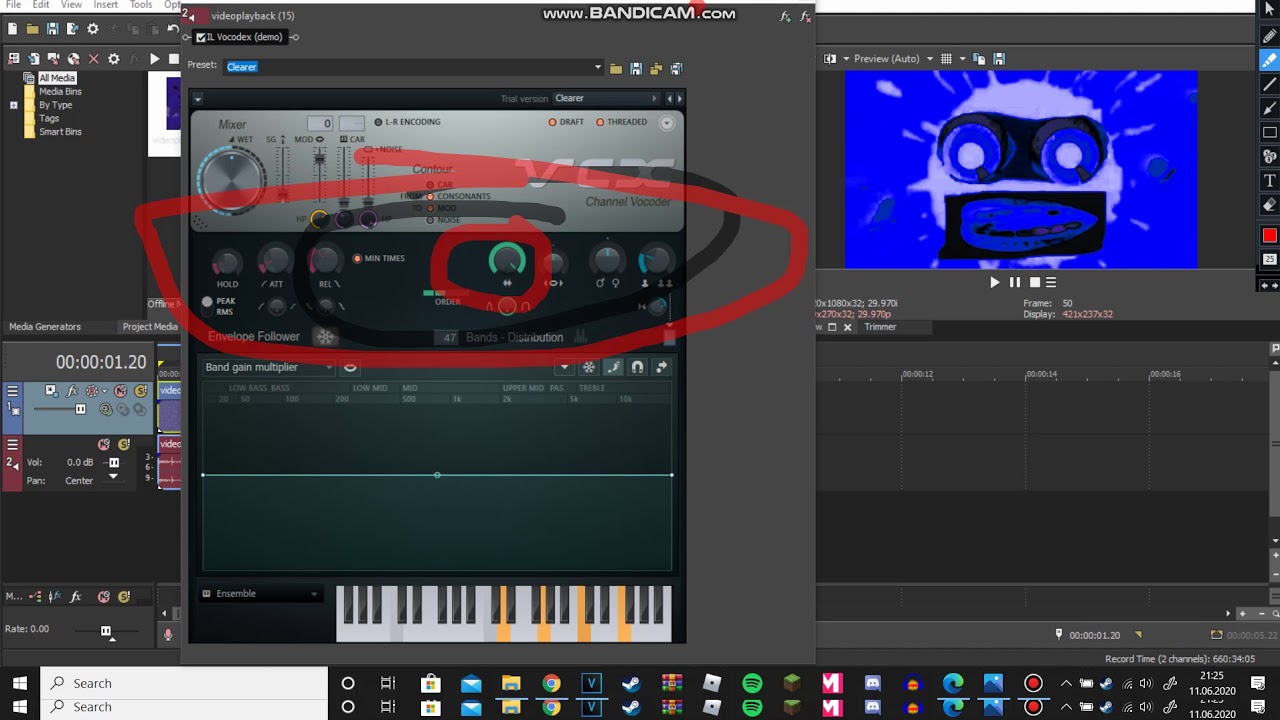 How to max the Band Width on IL Vocodex - YouTube