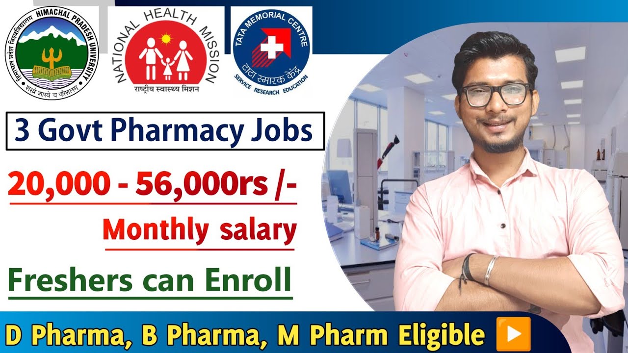 3 govt pharmacist vacancy 2022 | govt pharmacist job in 2022 ...