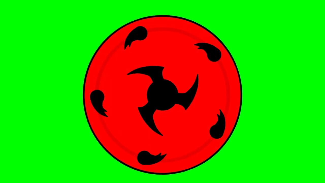 Mangekyou sharingan green screen (Special) - YouTube