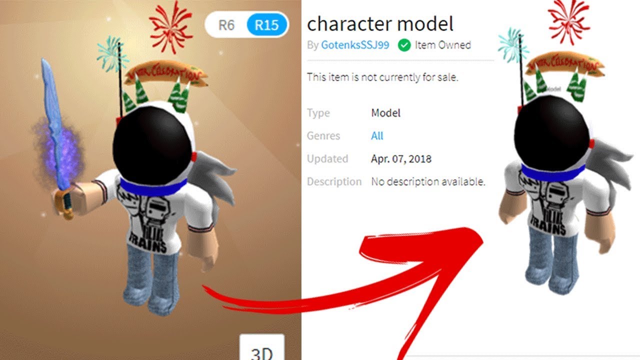 *2018* How to Make a Model of Yourself on Roblox! - YouTube