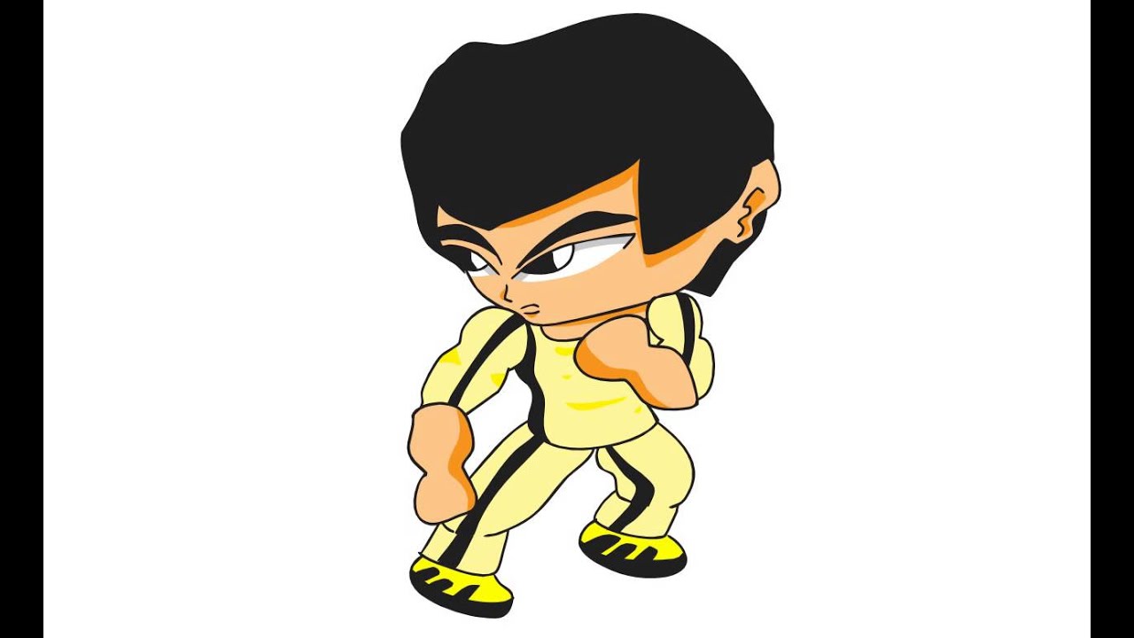 Toon Boom 8: AWFUL Bruce Lee cut out test. - YouTube