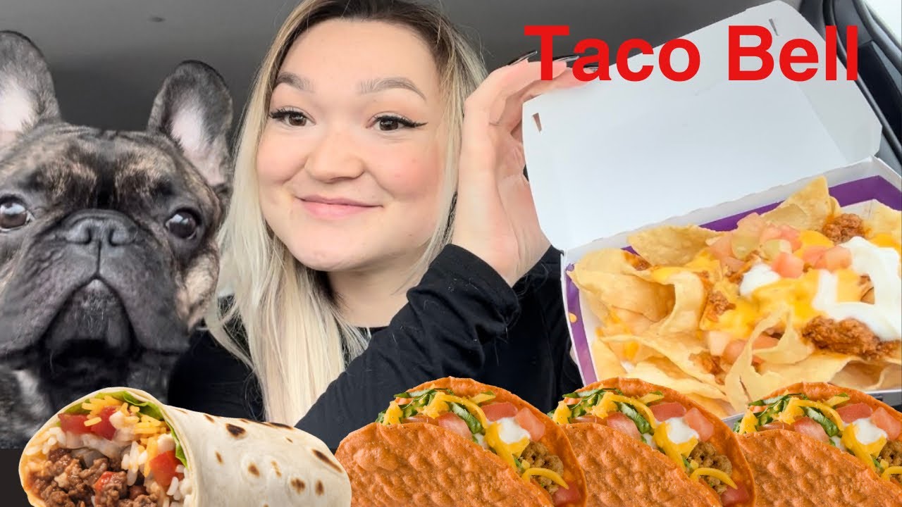 Trying TACO BELL ITEMS | food adventures ft pup - YouTube