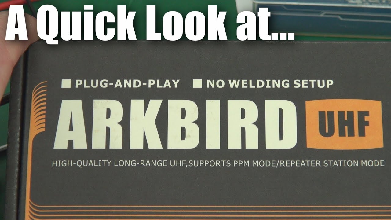 Arkbird UHF RC system - a first-look - YouTube