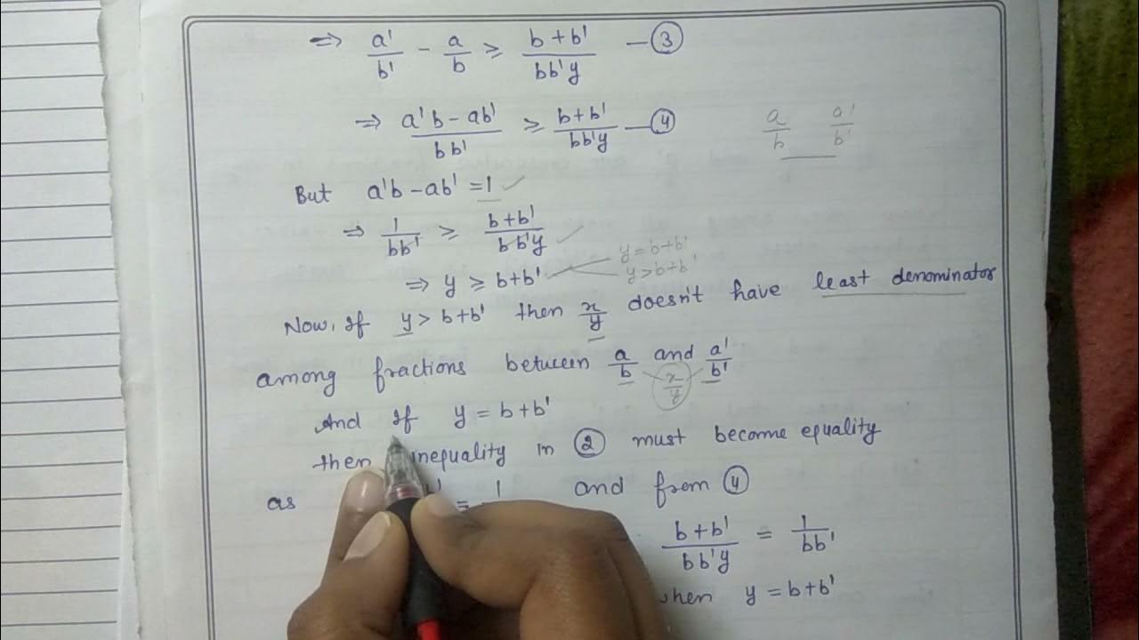 lec-1 || Msc Maths|| No. Theory|| farey sequence - YouTube
