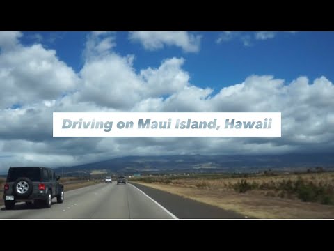 마우이섬 드라이브 Driving on Maui island, Hawaii - YouTube