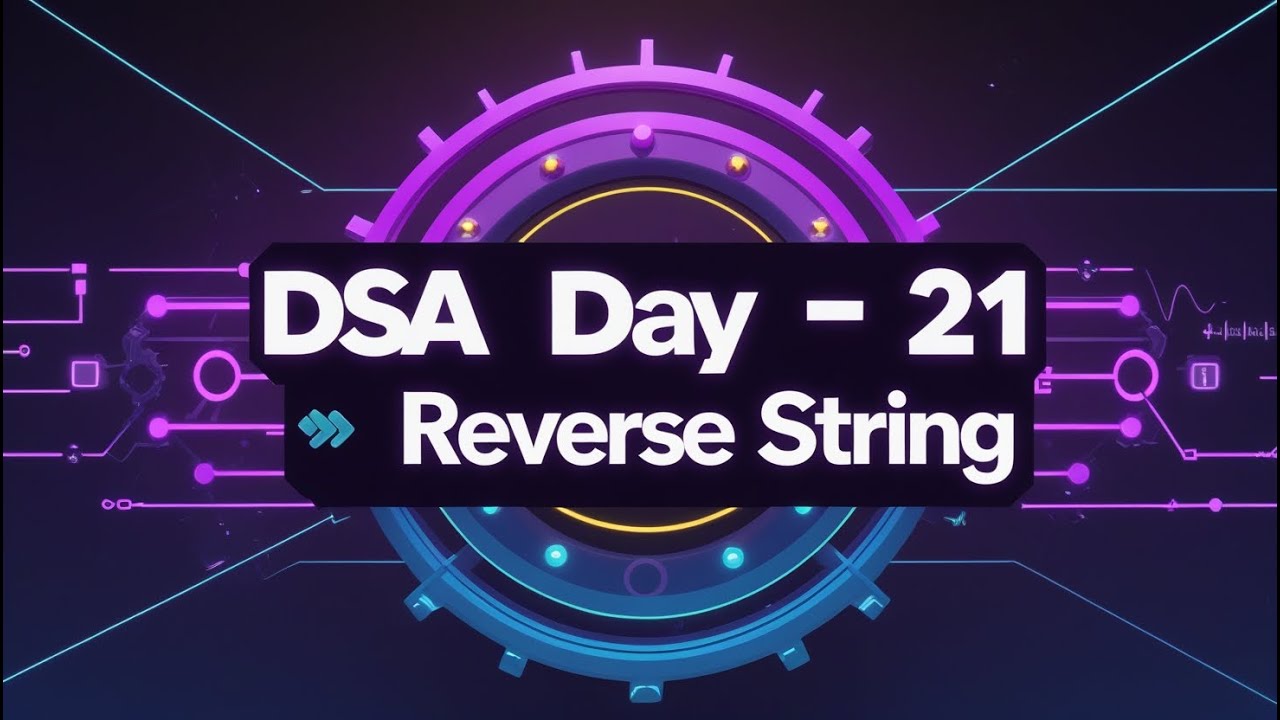 Reverse String | Leetcode 344 | DSA with DAX – Day 21 | JavaScript ...