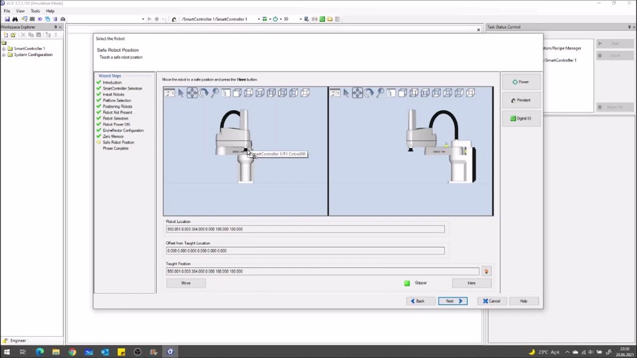 Omron Adept Robot Programlama Temeli - ACE Programı - Basit Pick/Place Uygulaması ve Detaylar ...