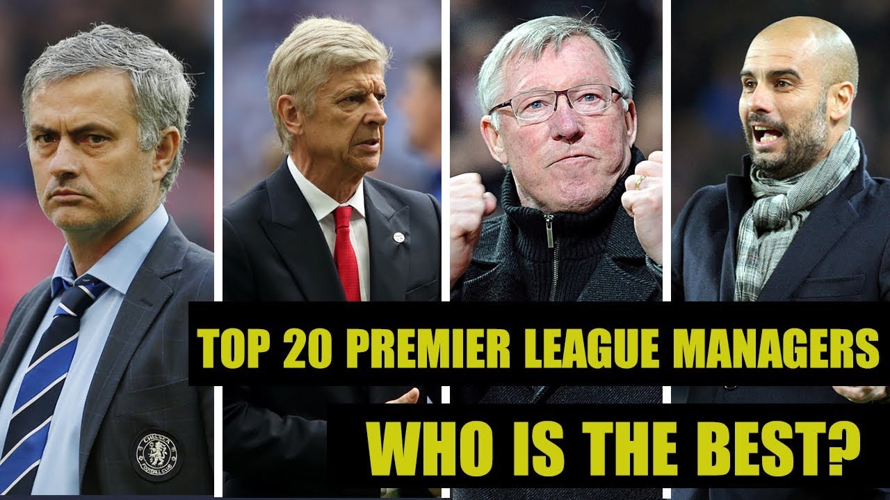 Top 20 most Successful Premier League Managers - YouTube