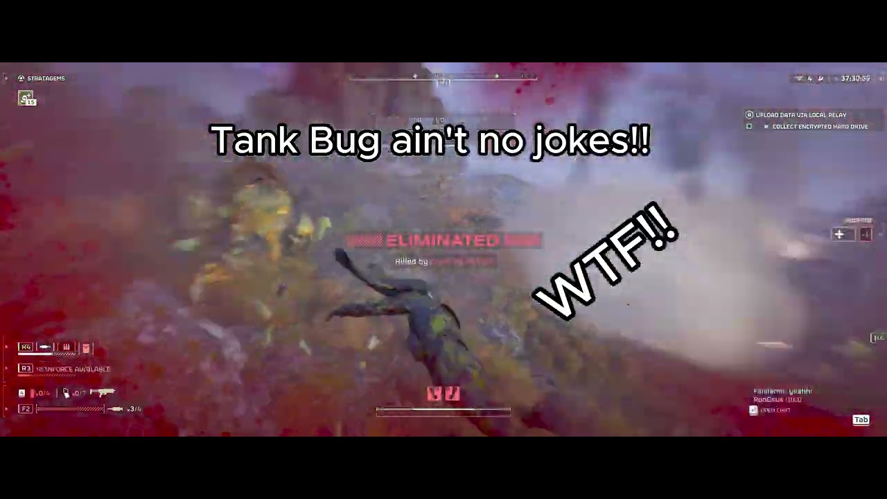 Helldivers 2 Tank Bugs aint no jokes! - YouTube