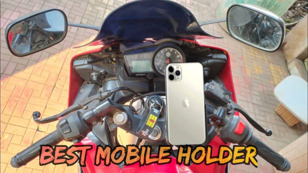 Best Mobile Holder For Yamaha R15 || Installation Of Mobile Holder In ...