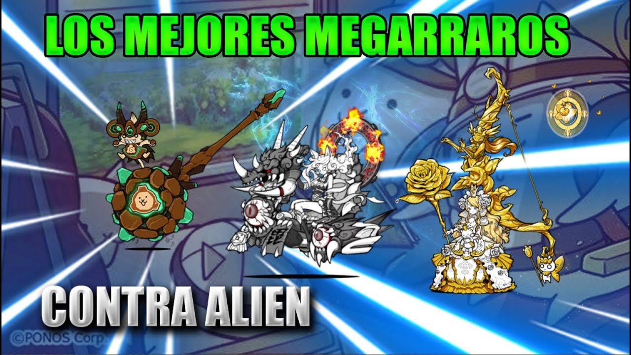 The Battle Cats - TOP 7 Los Mejores Megarraros contra Enemigos Alien ...