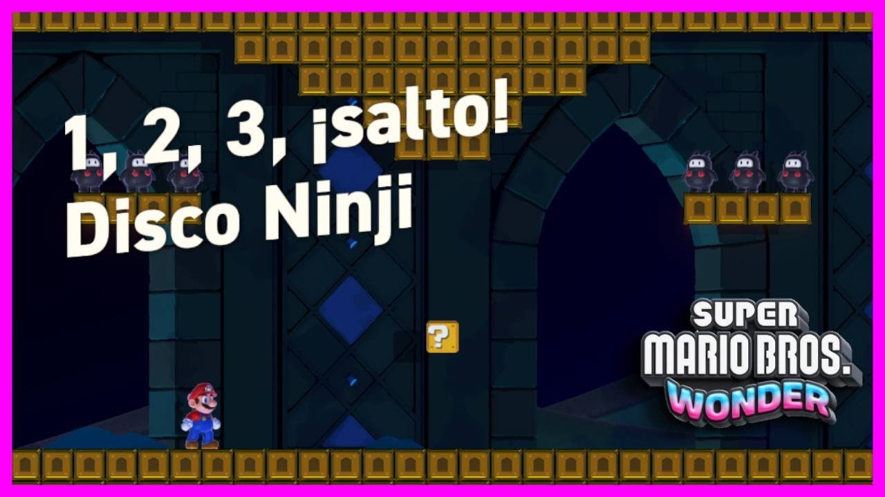 🔥 1,2,3, SALTO DISCO NINJI / SUPER MARIO BROS WONDER 🔥 - YouTube