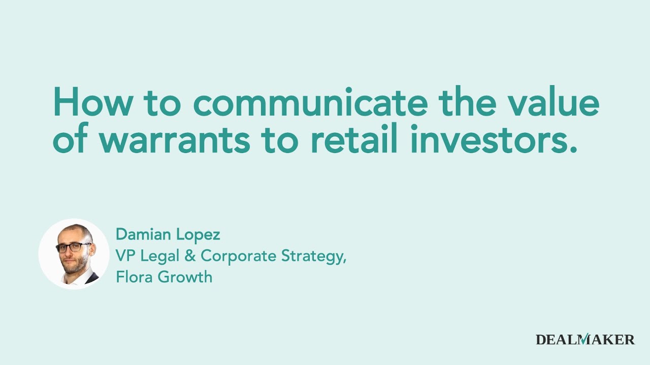 How to Communicate the Value of Warrants to Retail Investors - YouTube