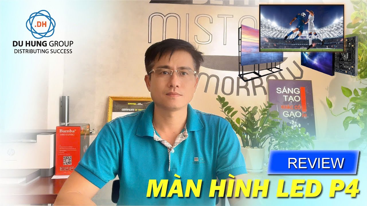 Review Màn Hình Led P4 - YouTube