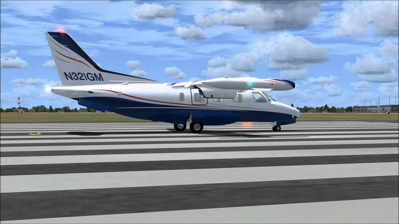 MU-2B-60 External Engine Sound Upgrade-FSX - YouTube
