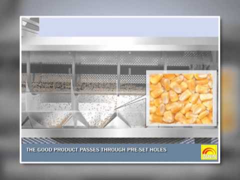 Rotary grain cleaner with aspiration mod. PRA - ZANIN - - YouTube