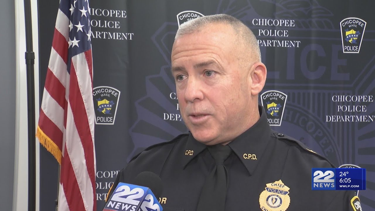 Chicopee police chief Patrick Major retires after 30 years - YouTube