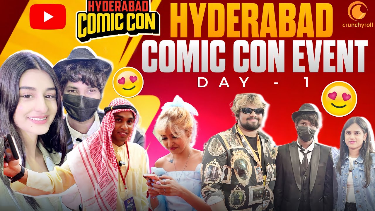HYDERABAD COMIC CON 2024 DAY 1 - YouTube