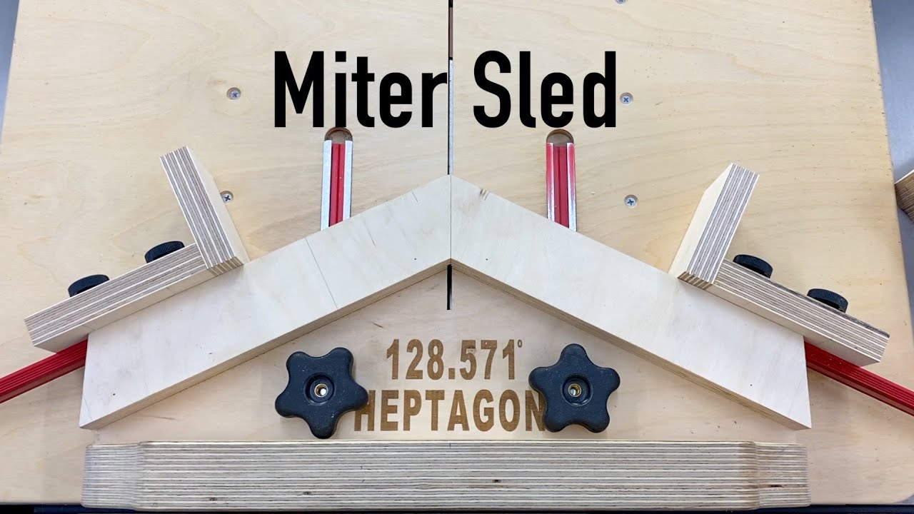 Miter Sled For Perfect Miters - YouTube