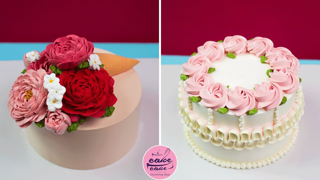 Rose Birthday Cake Ideas | Most Satisfying Rose Cake Designs by “Cake ...