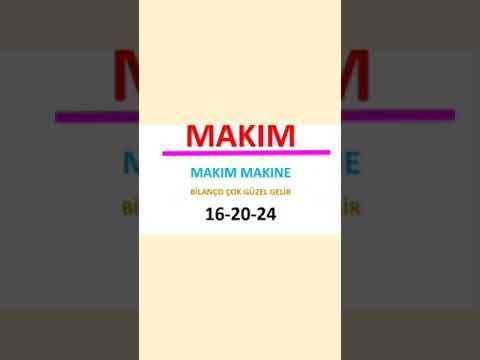 #makim #MAKIM - Makim Makine - 16-20-24 #borsa #borsacıdede #borsacı # ...
