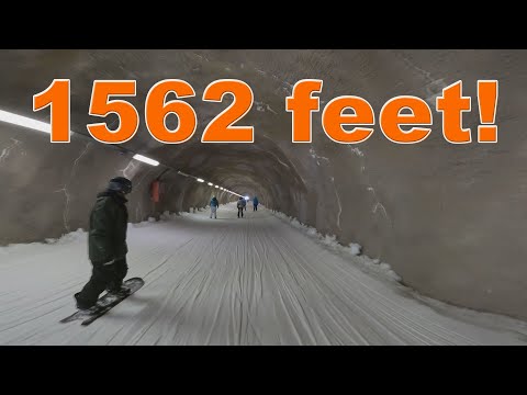 Worlds longest ski tunnel - Silvretta Montafon Vorarlberg