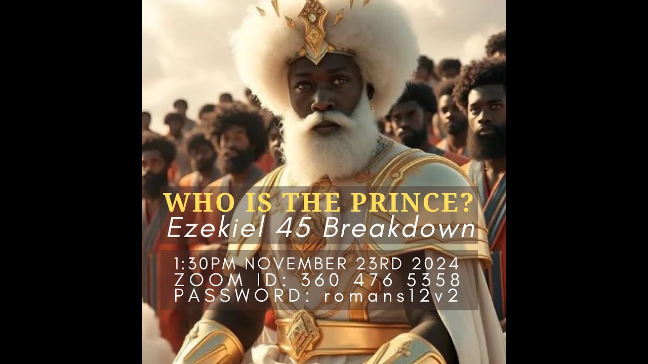 Who Is the Prince of Ezekiel 45 Part 1: Context - YouTube