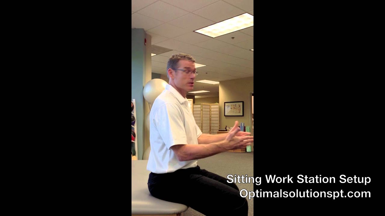 Sitting Work Station Setup - YouTube