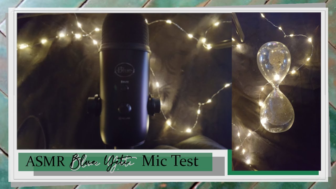 ASMR Blue Yeti Mic Test (Tracing, Brushing & Tapping) - YouTube