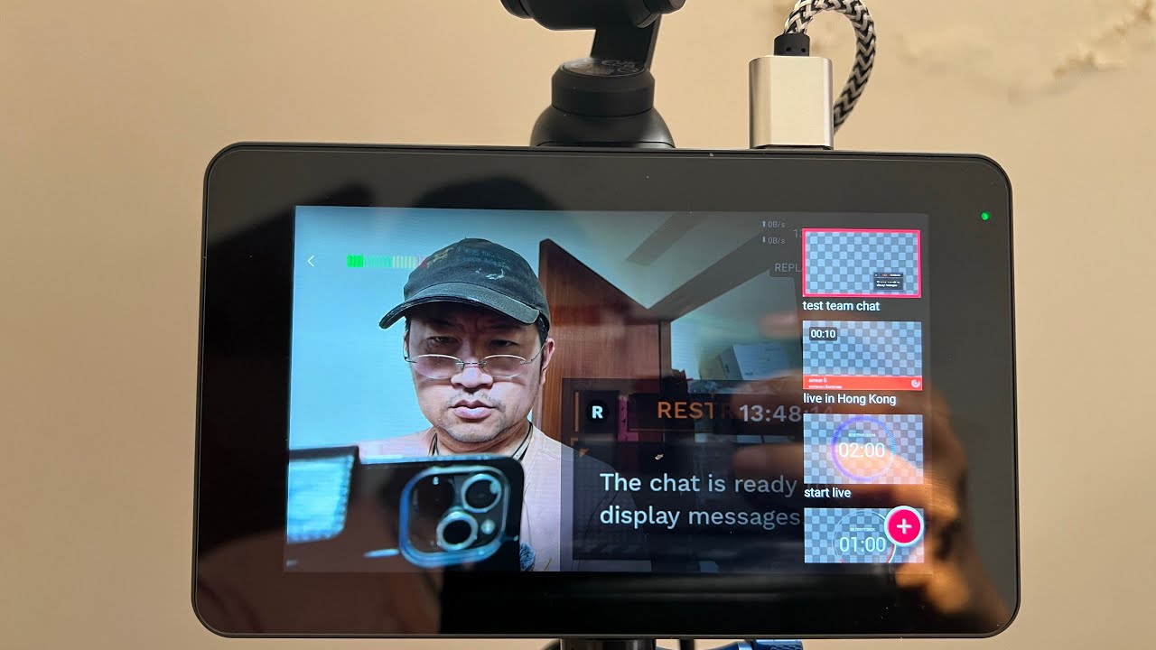 YOLO box live stream testing with DJI pocket 3 camera - YouTube