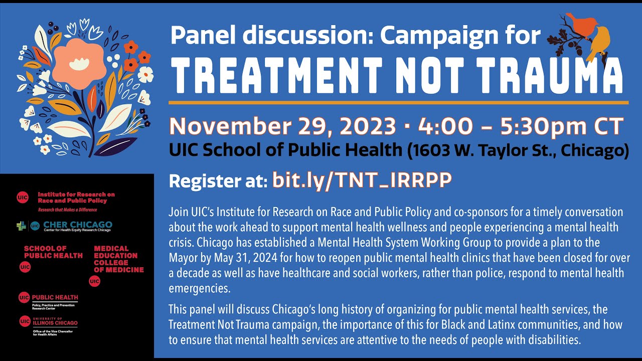 Panel Discussion: Campaign for Treatment Not Trauma - YouTube