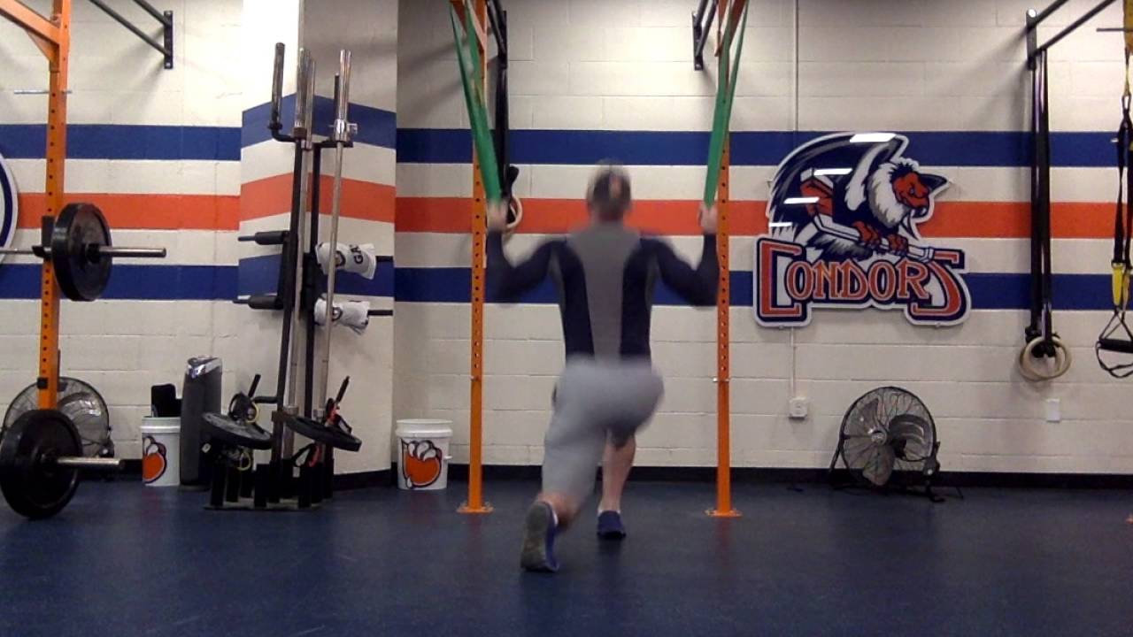 Band Accelerated Split Squat Jumps - YouTube