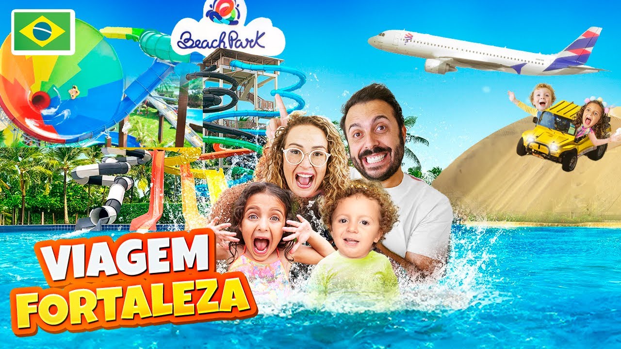VIAGEM EM FAMÍLIA PARA FORTALEZA - FAMÍLIA BELLA E LUCCA SHOW - YouTube