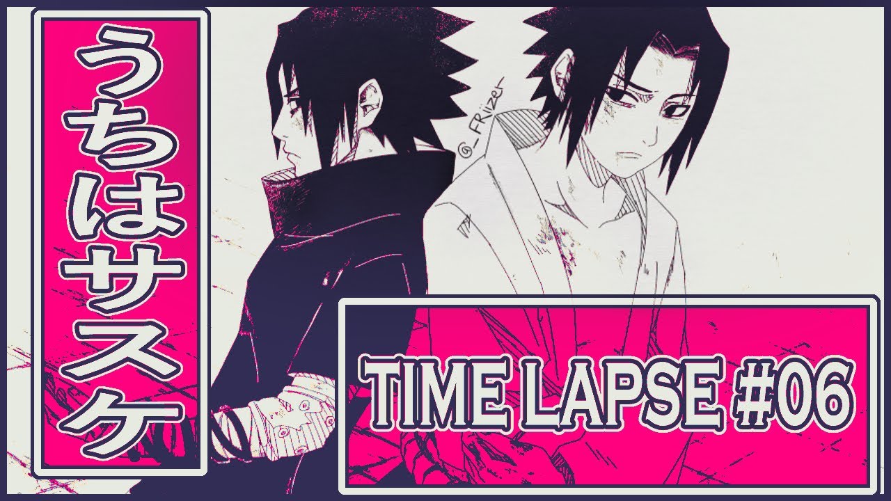 Uchiha Sasuke x2 - Time Lapse - YouTube