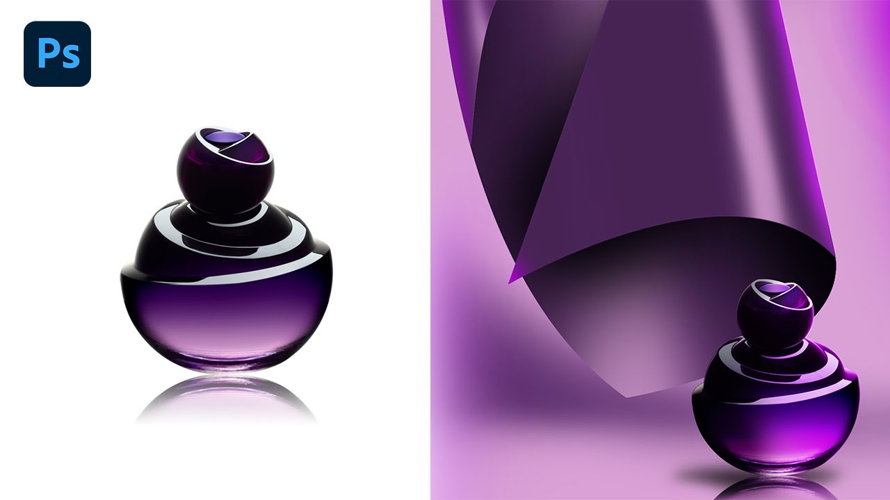 Perfume Poster Design | Photoshop Tutorial - YouTube