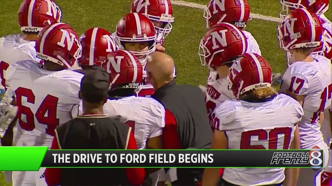 The drive to Ford Field begins - YouTube