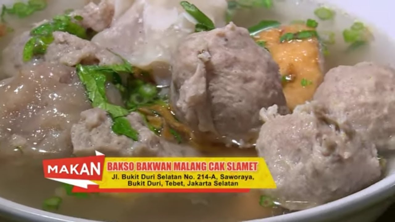 Surya Akbar Jajan Bakso Bakwan Malang Cak Slamet | MAKAN RECEH (18/12 ...
